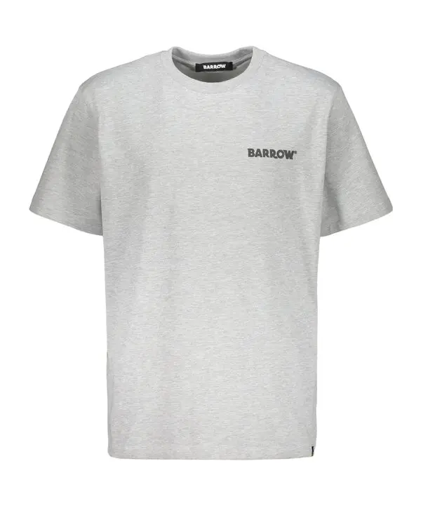 BARROW Logo-detail Short-sleeve T-shirt - Grey