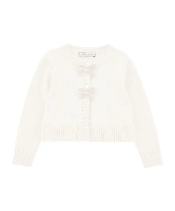 Monnalisa Long-sleeved Knitted Cardigan