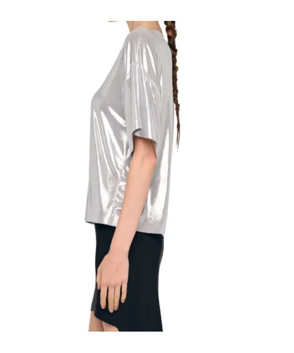 Norma Kamali Short Sleeve Boxy T