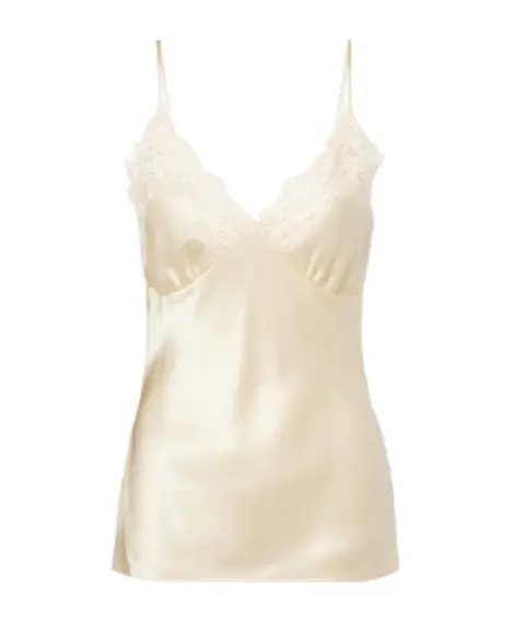 Stella McCartney Lace-trimmed Silk Satin Camisole - Nude