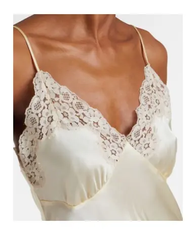 Stella McCartney Lace-trimmed Silk Satin Camisole