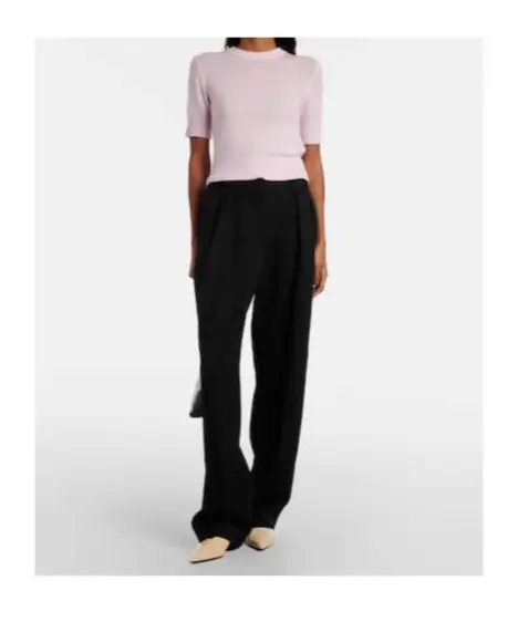 JIL SANDER Wool Wide-leg Pants