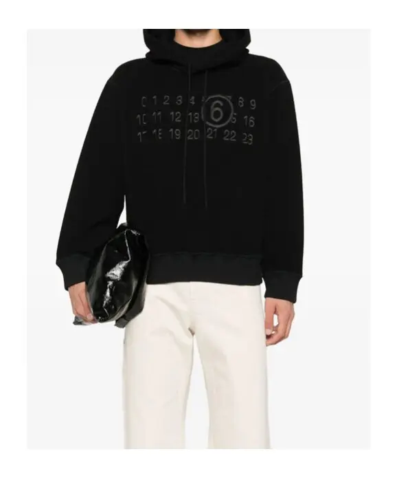 MAISON MARGIELA Numeric Logo Hoodie