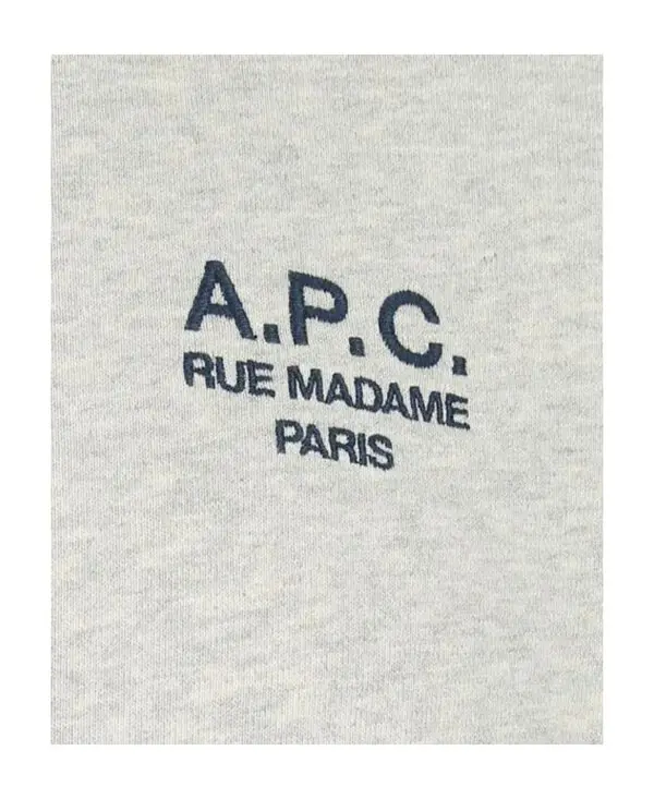 A.p.c. Logo Embroidered Crewneck Sweatshirt