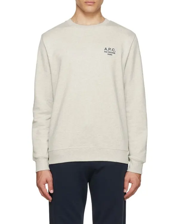 A.p.c. Logo Embroidered Crewneck Sweatshirt
