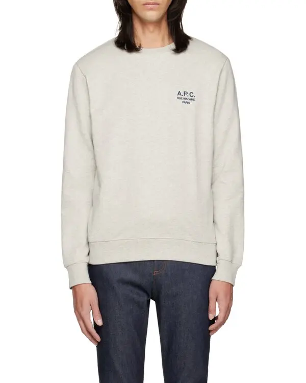 A.p.c. Logo Embroidered Crewneck Sweatshirt