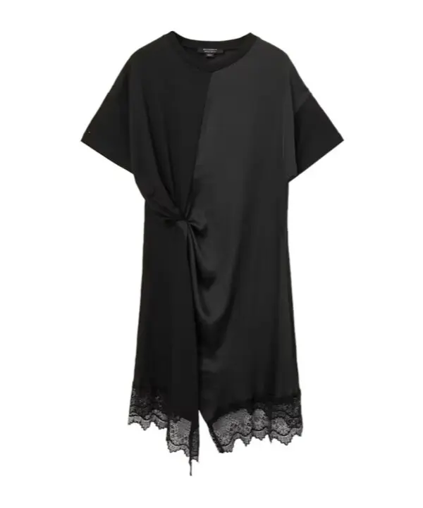 ALLSAINTS Short Sleeve Dress - Black