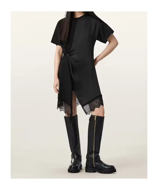 ALLSAINTS Short Sleeve Dress