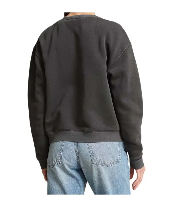 Polo Ralph Lauren Crewneck Sweatshirt With Graphic Embroidery - Black