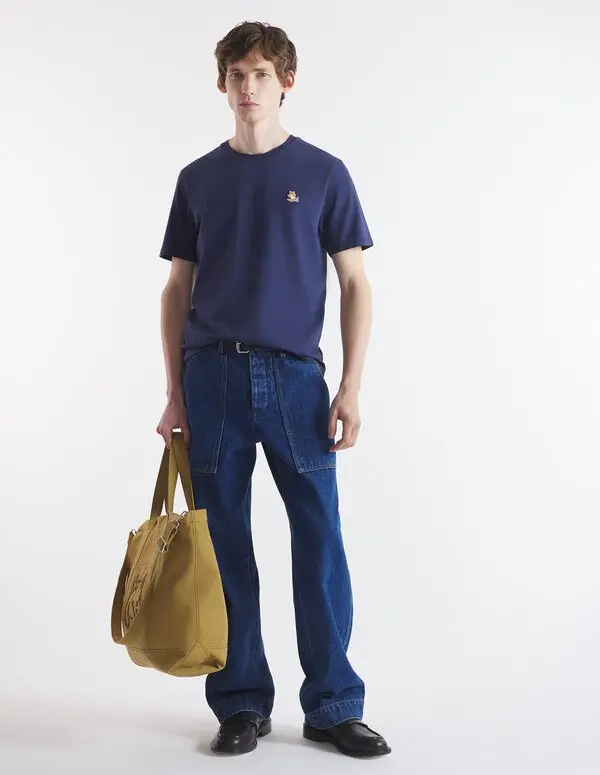 Maison Kitsuné Chillax Fox Patch Crewneck T-shirt