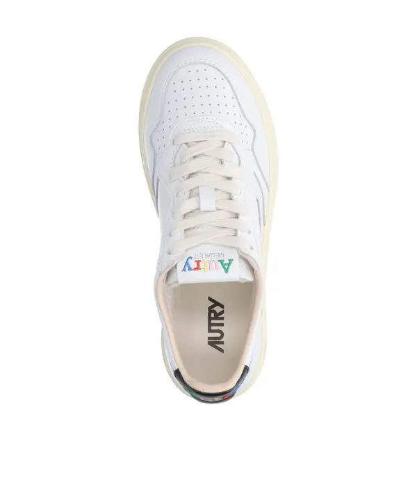 AUTRY Logo-patch Perforated Sneakers