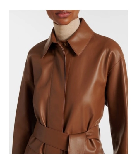 JOSEPH Okabe Leather Coat