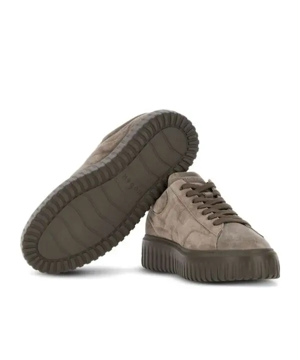 Hogan Logo Embossed Chunky Sole Sneakers