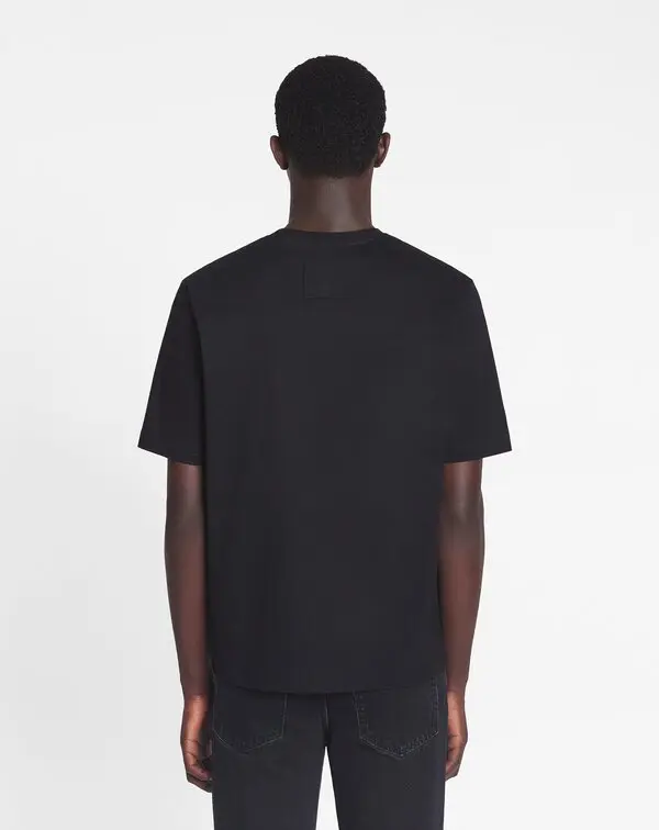 LANVIN Logo Embroidered Crewneck T-shirt