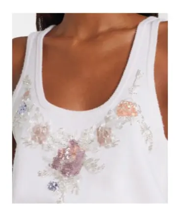 Rabanne Sequined Wool And Cashmere Top