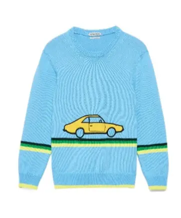 J.W.ANDERSON Car Jumper In Sky Blue