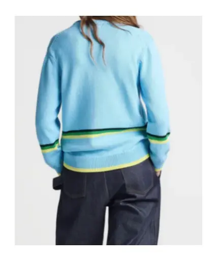 J.W.ANDERSON Car Jumper In Sky Blue