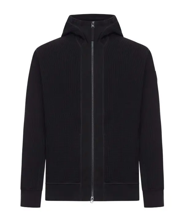 Stone Island Compass Patch Zip-up Hoodie