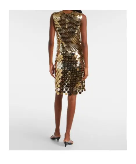 Rabanne Sparkle Discs Minidress