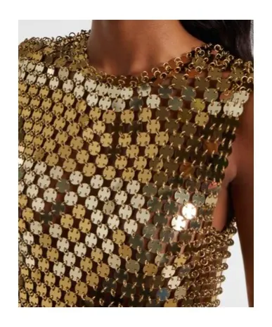 Rabanne Sparkle Discs Minidress