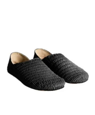J.W.ANDERSON Slipper Mules In Woven Leather