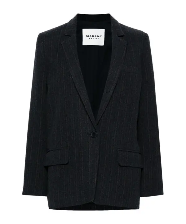 Isabel Marant Étoile Charlyne Pinstriped Blazer