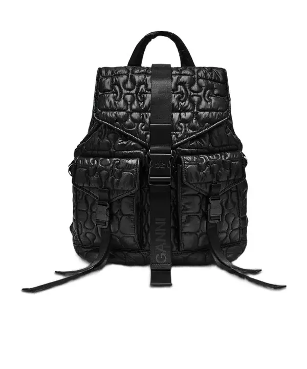 GANNI Quilted Backpack