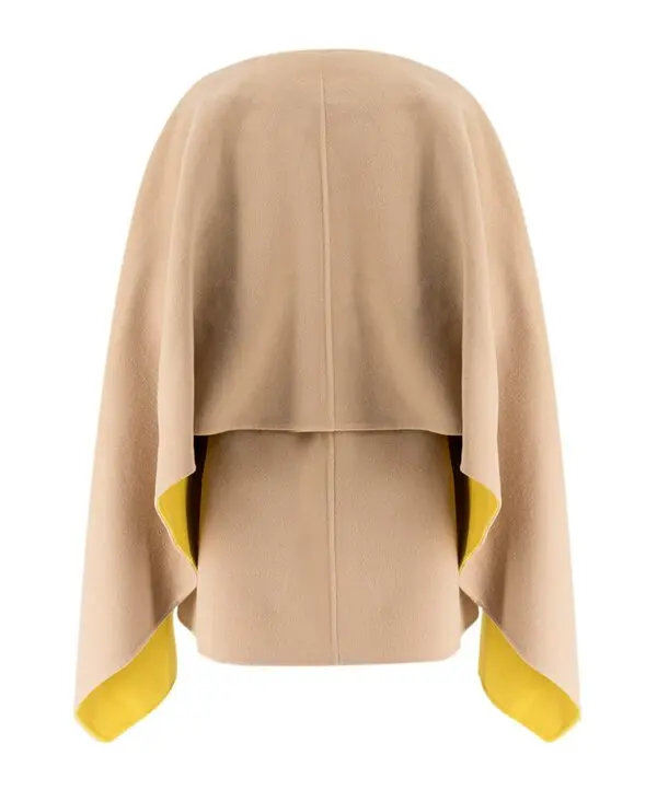 Fabiana Filippi Belted Cape Coat