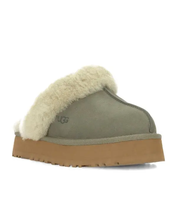 UGG Disquette Logo Embossed Slippers