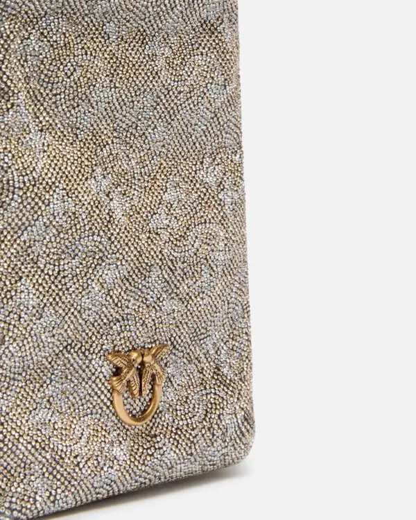Pinko Logo Patch Embellished Smartphone Case