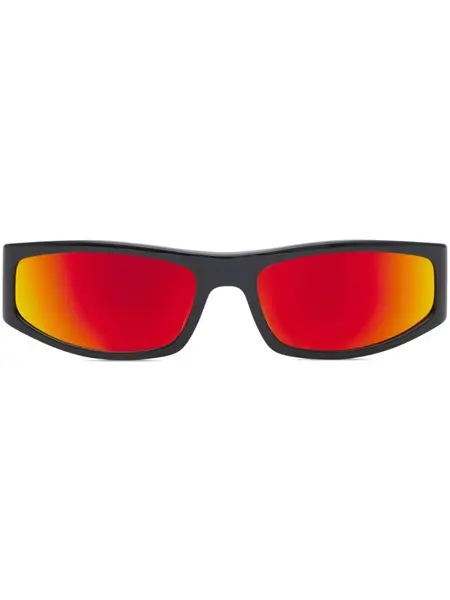 COURREGES Courrèges Eyewear Tech Sunset Wraparound Frame Sunglasses