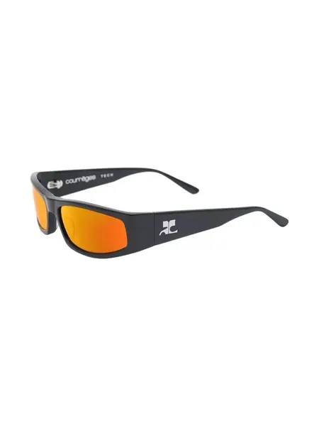 COURREGES Courrèges Eyewear Tech Sunset Wraparound Frame Sunglasses