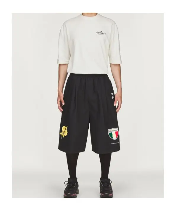 ADIDAS X WILLY CHAVARRIA Pleated Twill Shorts
