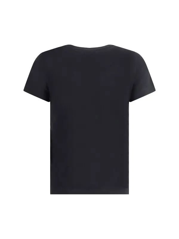 Pinko Logo Embroidered Crewneck T-shirt