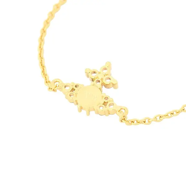 VIVIENNE WESTWOOD Feodora Orb Crystal-embellished Bracelet