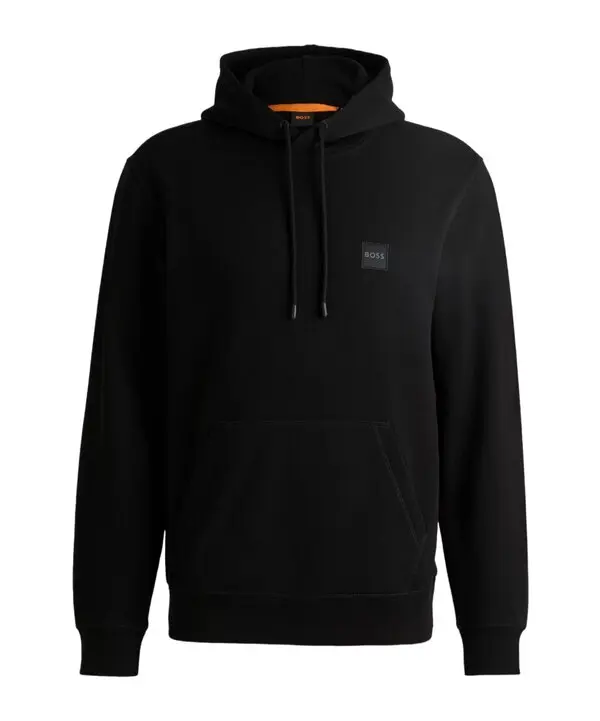 Hugo Boss Logo Patch Drawstring Hoodie