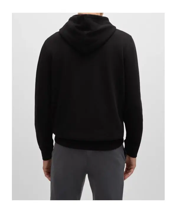 Hugo Boss Logo Patch Drawstring Hoodie