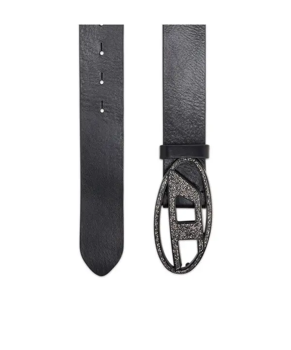DIESEL® Oval D-ring Buckle Belt