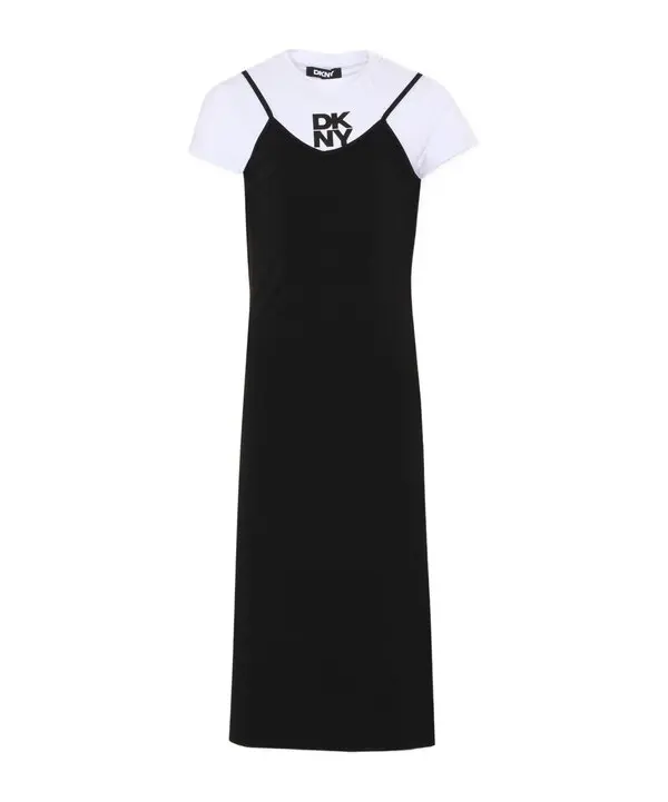 Dkny Logo-print Dress