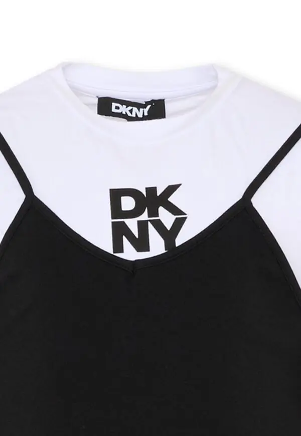 Dkny Logo-print Dress