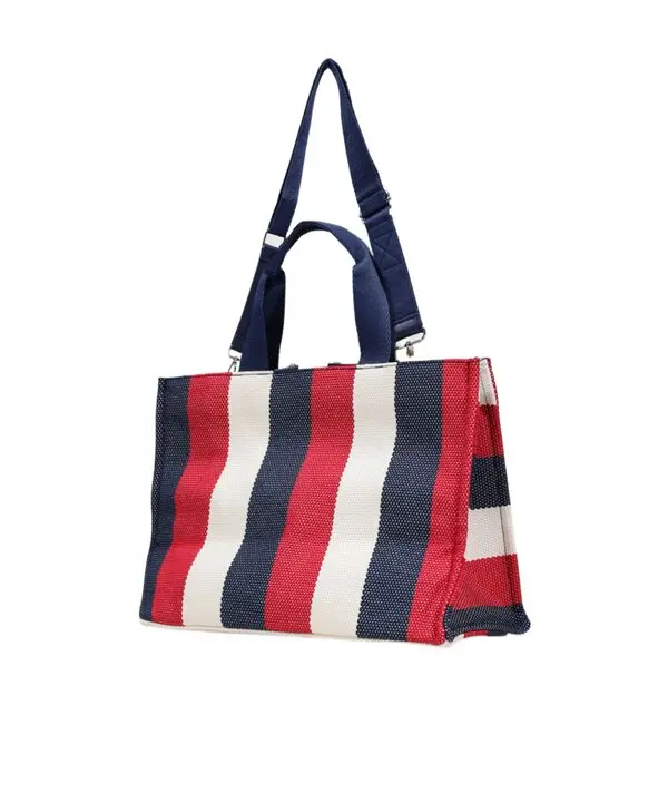Liu Jo Striped Large Tote Bag