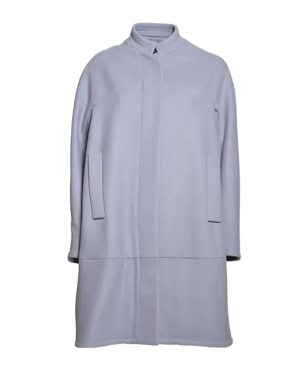 GIANLUCA CAPANNOLO Mandarin Collared Coat - Gray