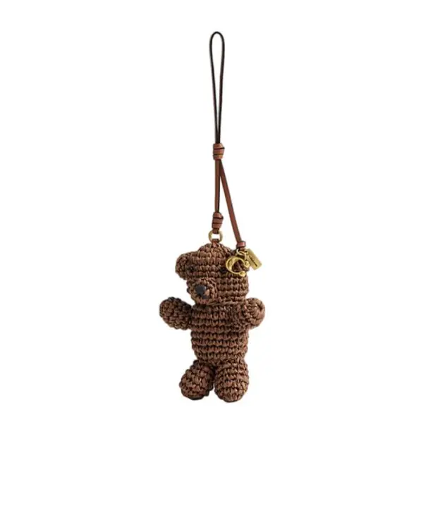 COACH Bear Handbag Charm