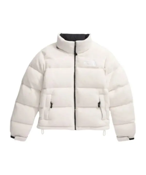 The North Face Zip-up Jacket - White Dune