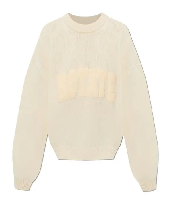 ROTATE BY BIRGER CHRISTENSEN Crew-neck Logo Sweater