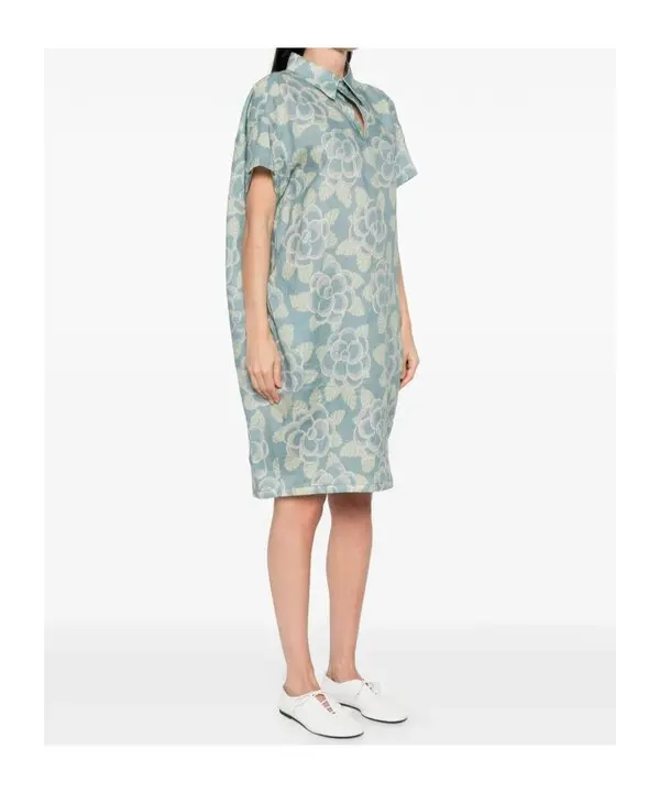 Marni Floral Collar Dress