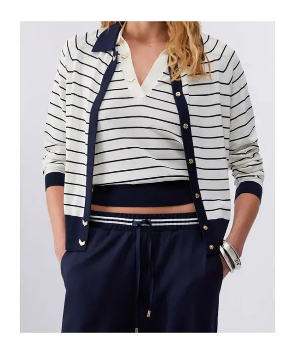 Liu Jo Striped Cardigan