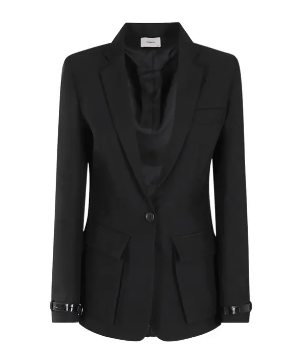 Coperni Long-sleeved Suit Coat - Black