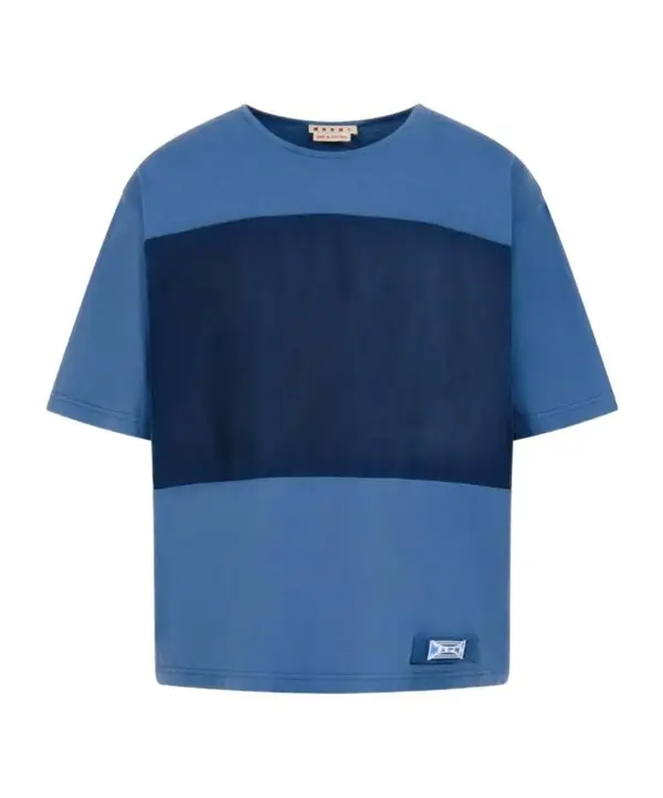 Marni Colour-blocked Logo T-shirt