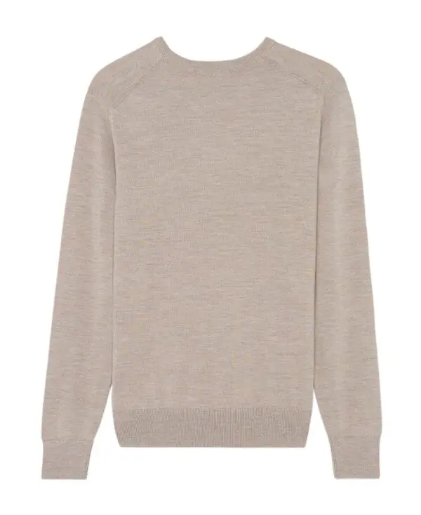 Maison Kitsuné Dressed Fox Patch Embroidered Relaxed Jumper